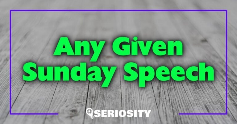 Any Given Sunday Speech: Breaking Down its Impact on Sports Motivation ...