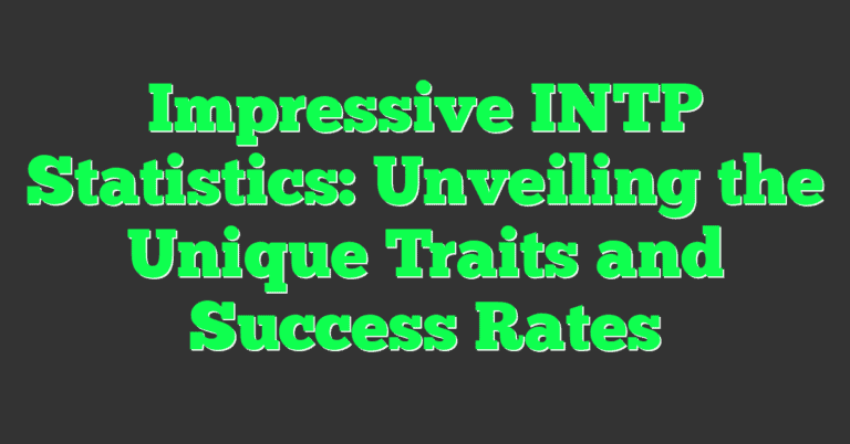 Impressive INTP Statistics: Unveiling the Unique Traits and Success ...